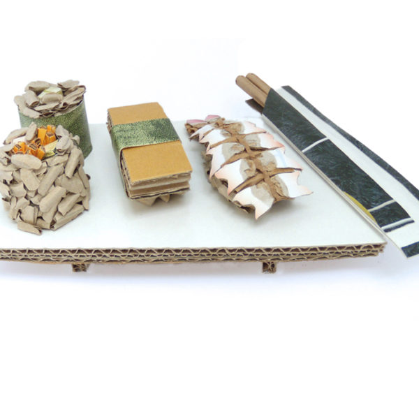 Found Cardboard Sculpture – Patianne Stevenson Art