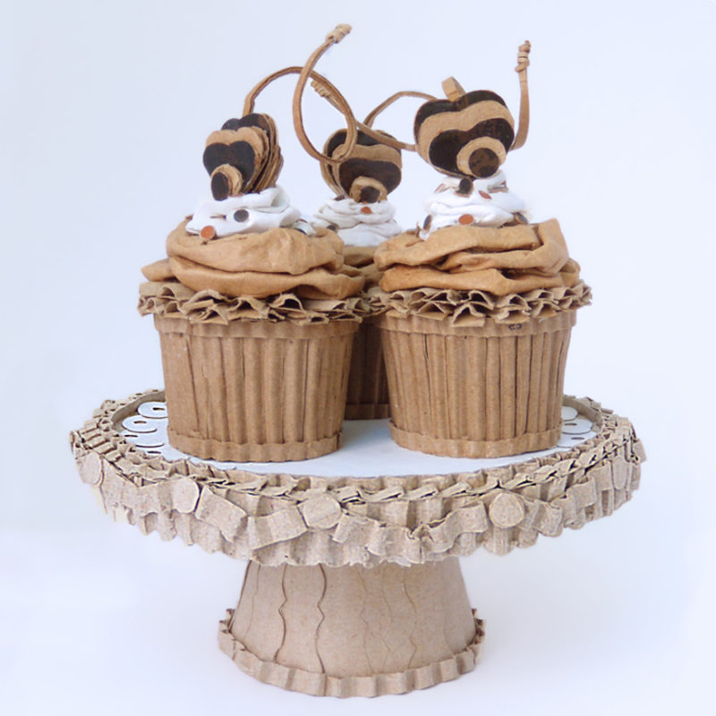 Found Cardboard Sculpture – Patianne Stevenson Art